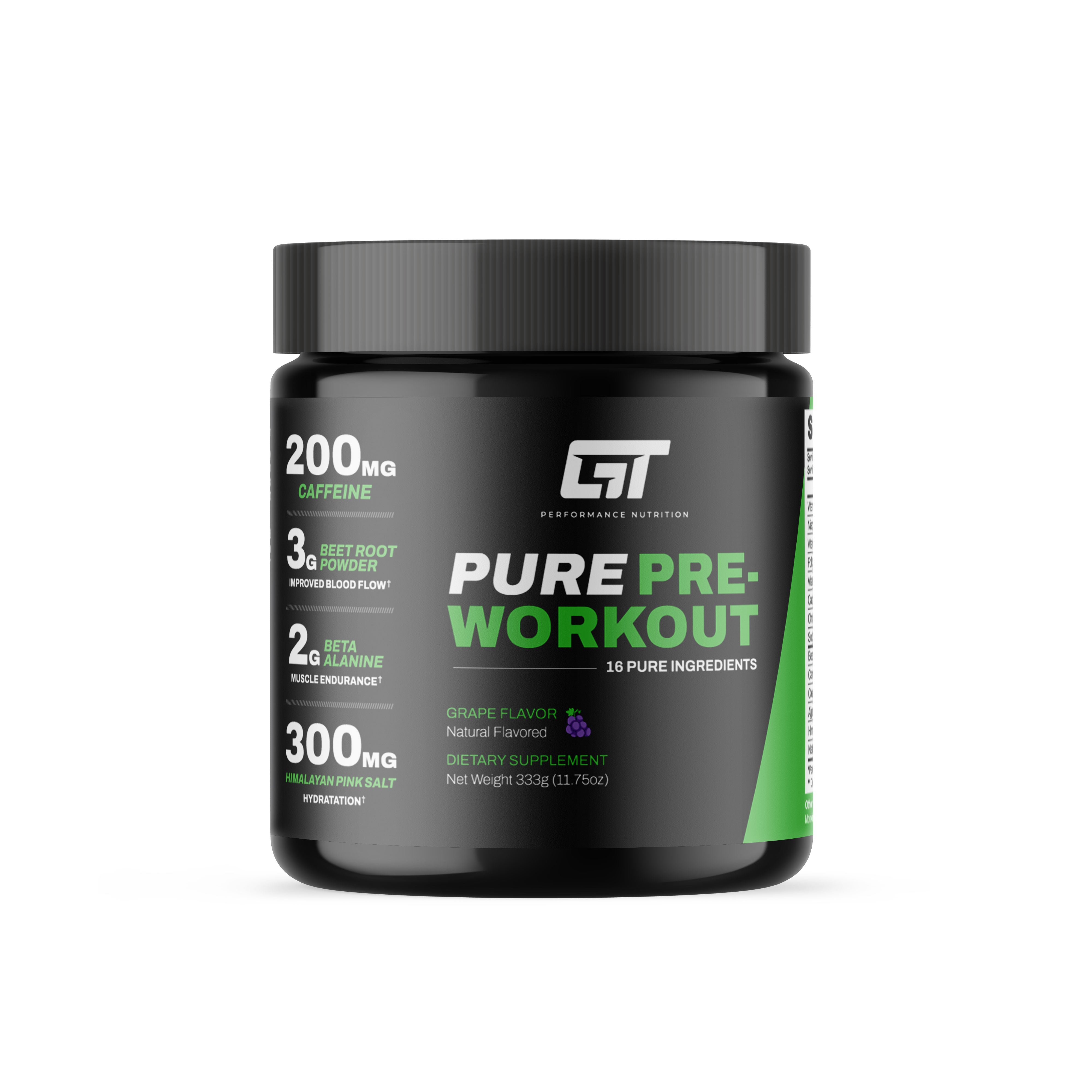 GT PRE WORKOUT – GT PERFORMANCE NUTRITION